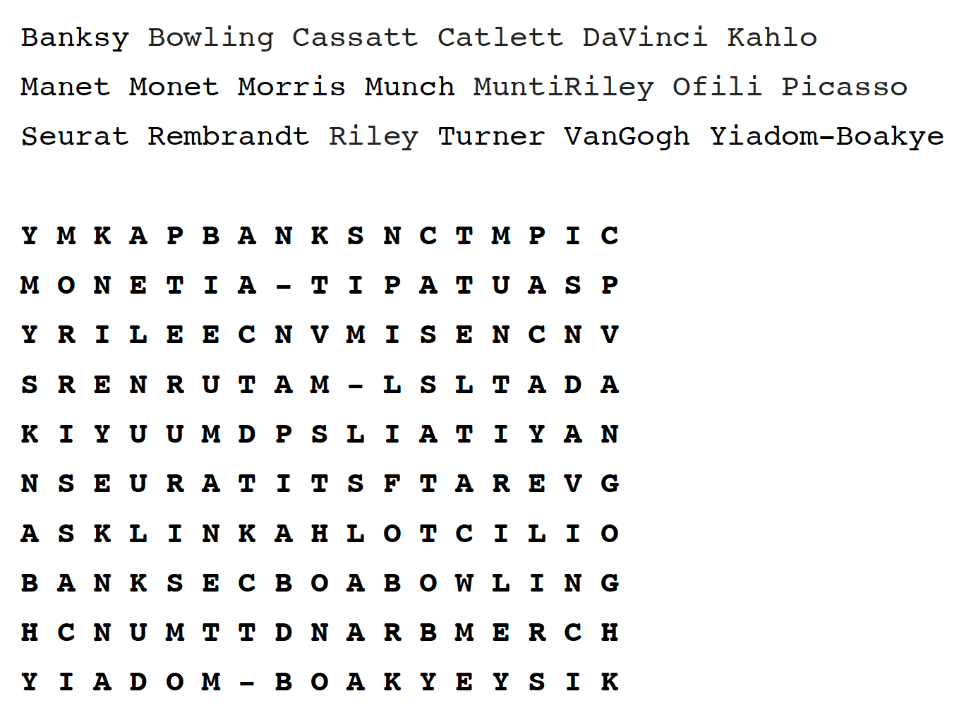 Word Searches – cs4fn